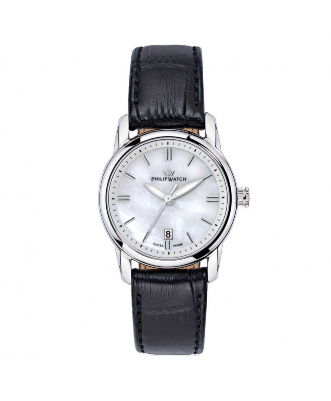 Orologi donna: orologio donna Philip Watch Kent lady 30mm 3h wht dial ...