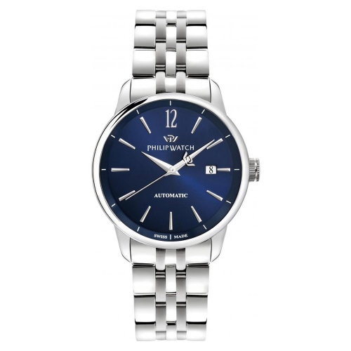 Orologio PHILIP WATCH Anniversary automatico data acciaio / blu R8223150003