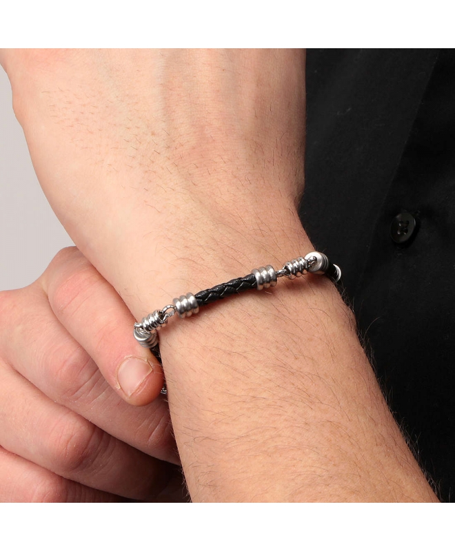 Offerta Morellato Cross br blk leather+knot 210mm a prezzo basso