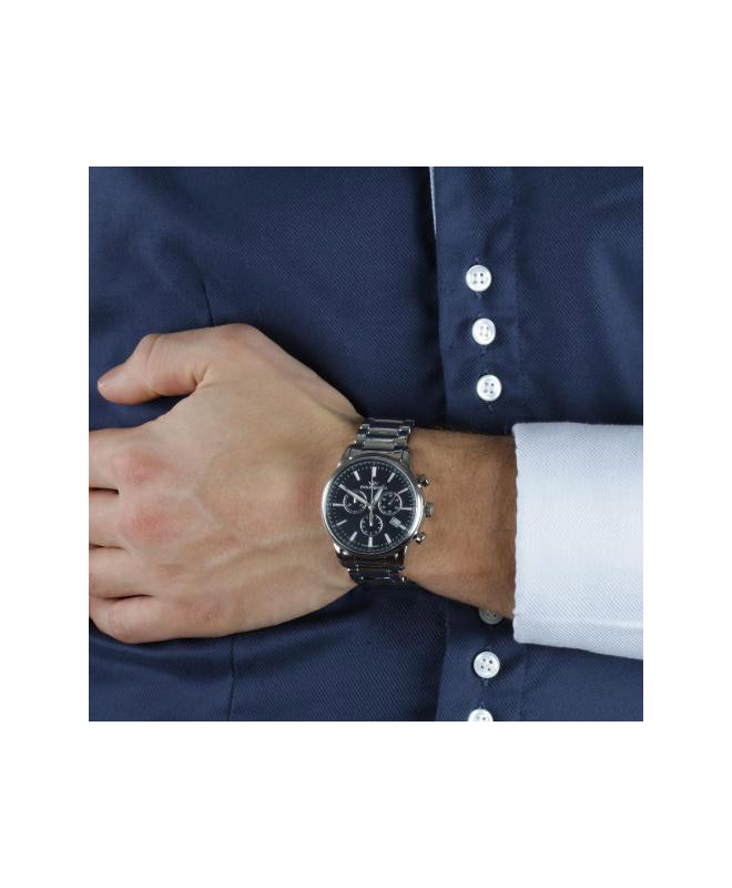 Orologi uomo: orologio uomo Philip Watch Kent crono blu 43 mm ...