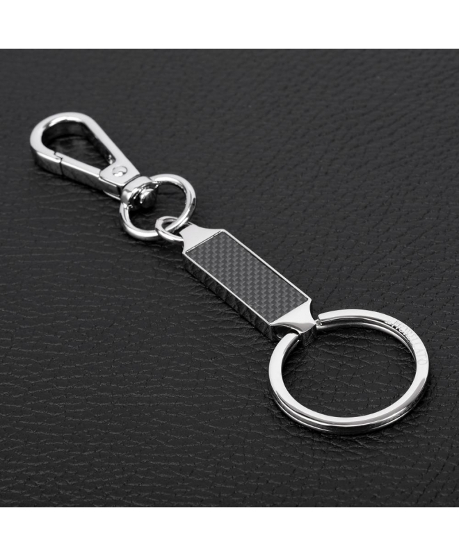 Morellato Keyholder classic 2keyring +carbon fiber SU3064