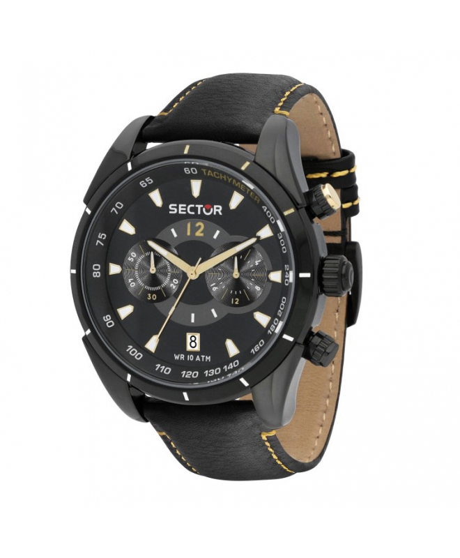 Orologi Maschile Orologio Maschile Orologio Sector 330 Chrono Pelle